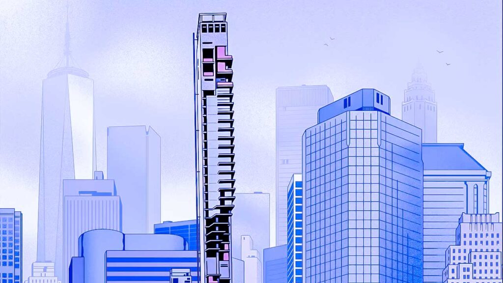 161 Maiden Lane - New York's Leaning Skyscraper