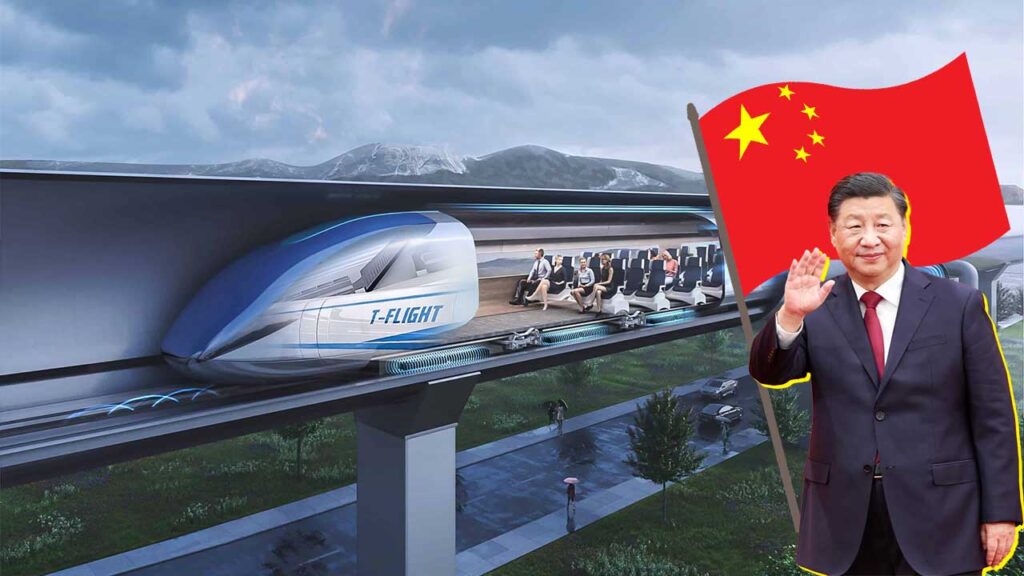 Chinese Maglev Hyperloop Train to Achieve 1000 Km/h