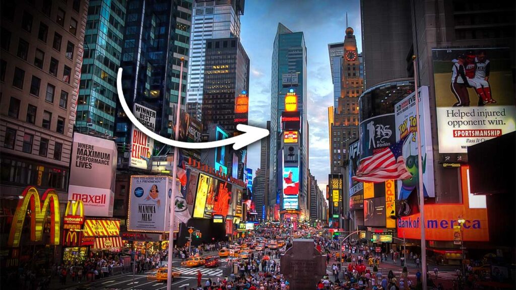 Plan to Save the Empty One Times Square Building in New York City