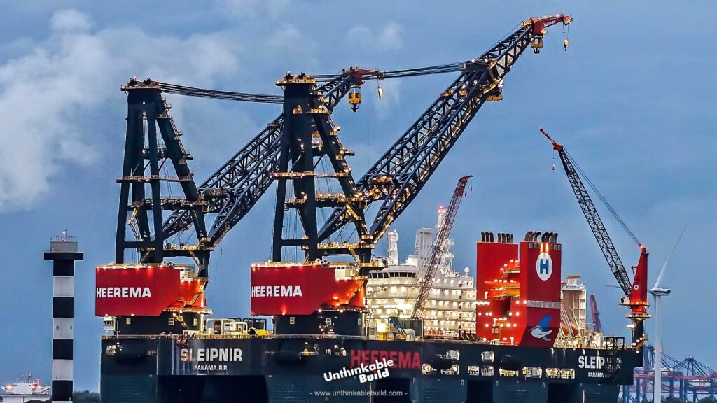 Inside The World’s Biggest Crane Ship Ever Built